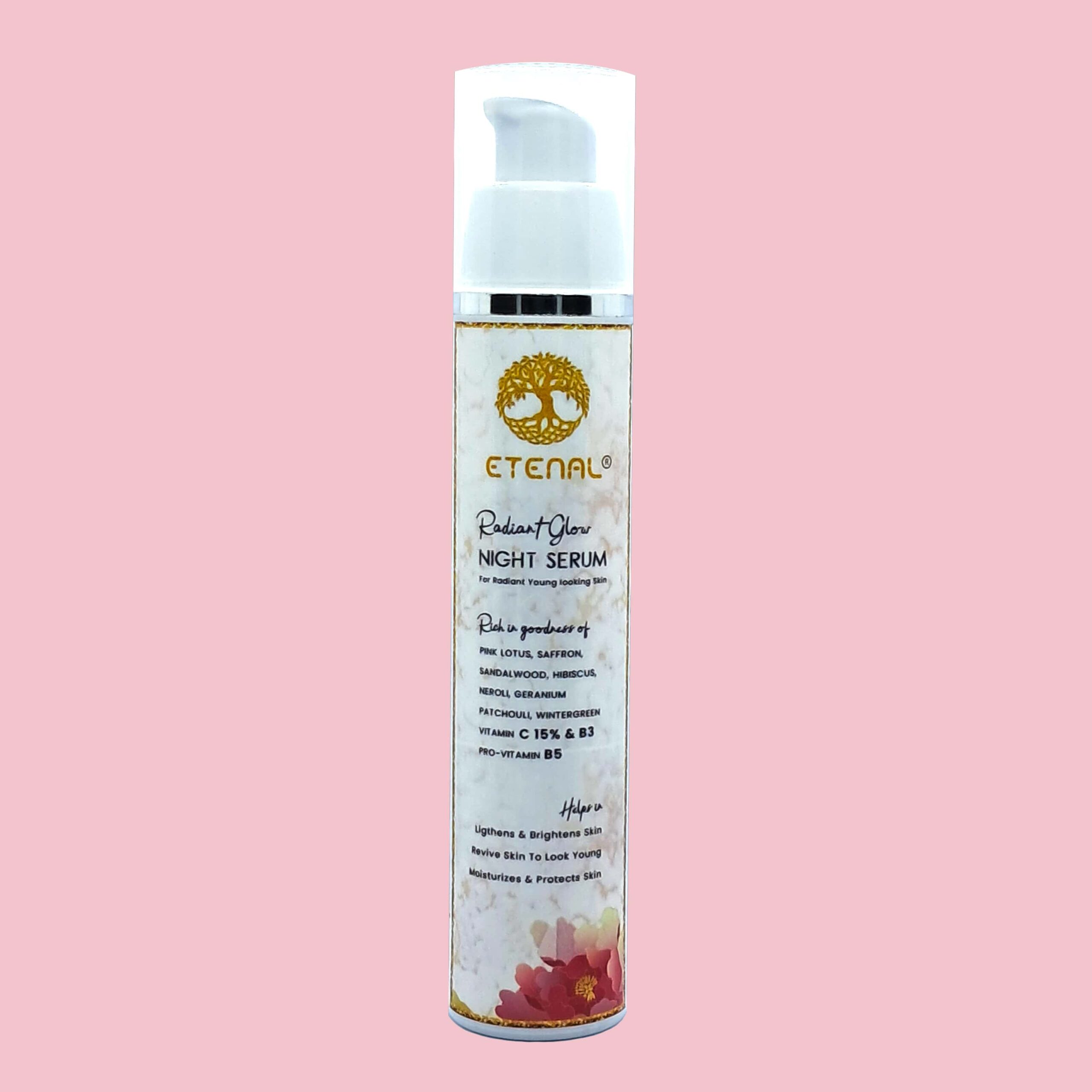 Etenal Natural Vitamin C Night Serum For Face 50ml – Etenal Cosmetics